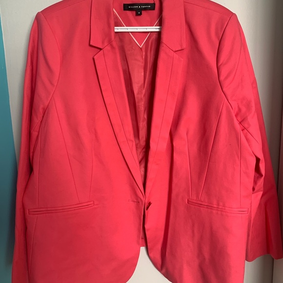 Willow & Thread | Jackets & Coats | Womens Pink Blazer By White House ...